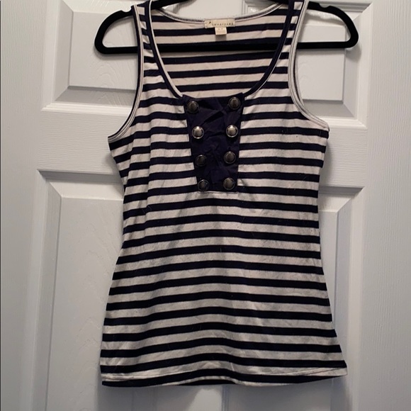 Forever 21 | Tops | Sailor Style Stripped Tank Top | Poshmark